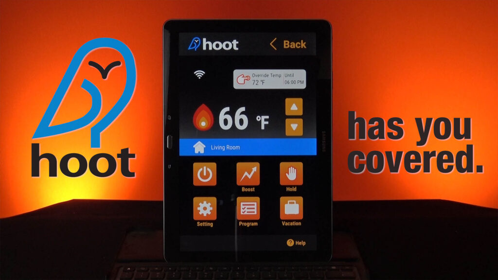 MODEL HOOT WIFI - BLACK - alCove Cove Heaters